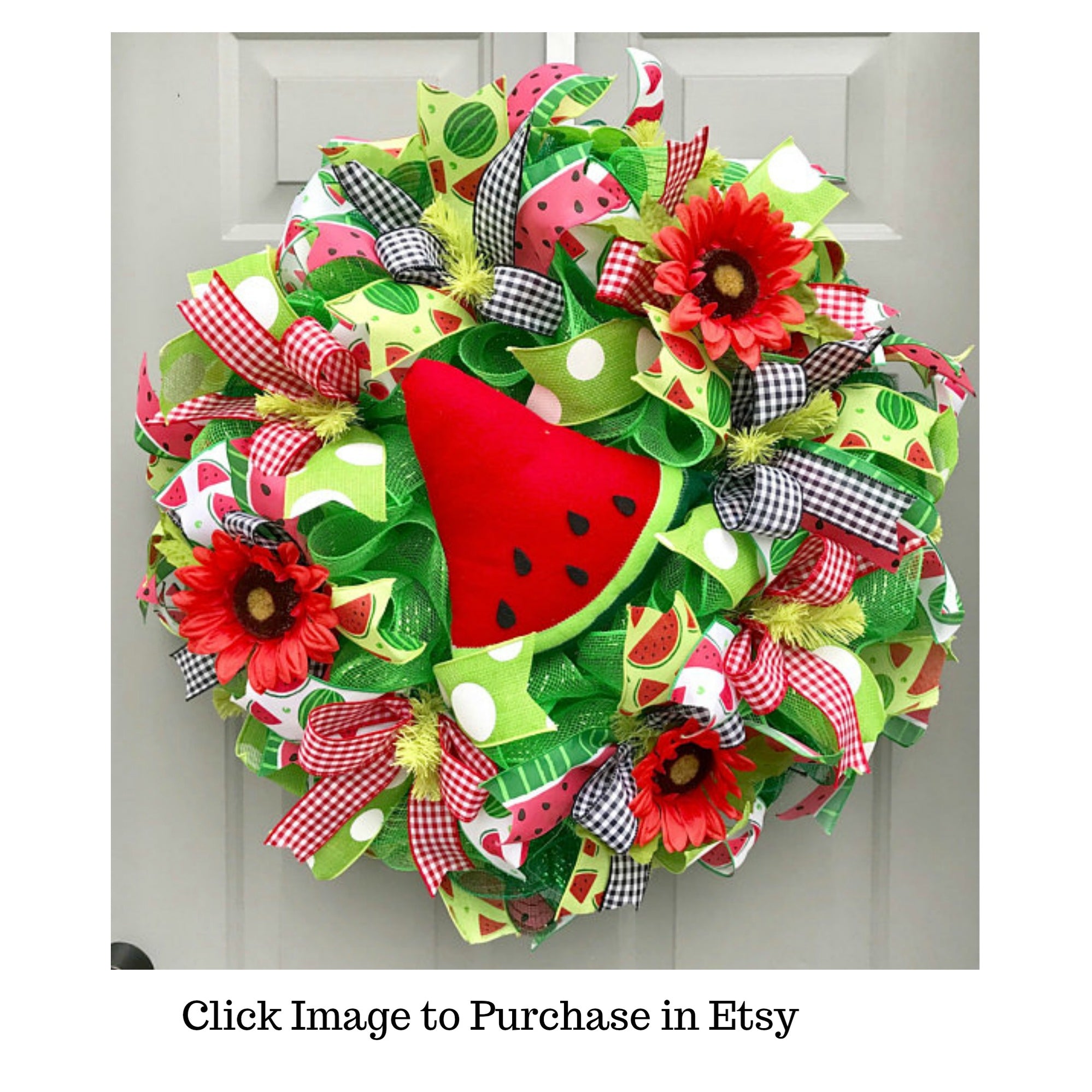Watermelon Wreath by Beautiful Mesh — Trendy Tree