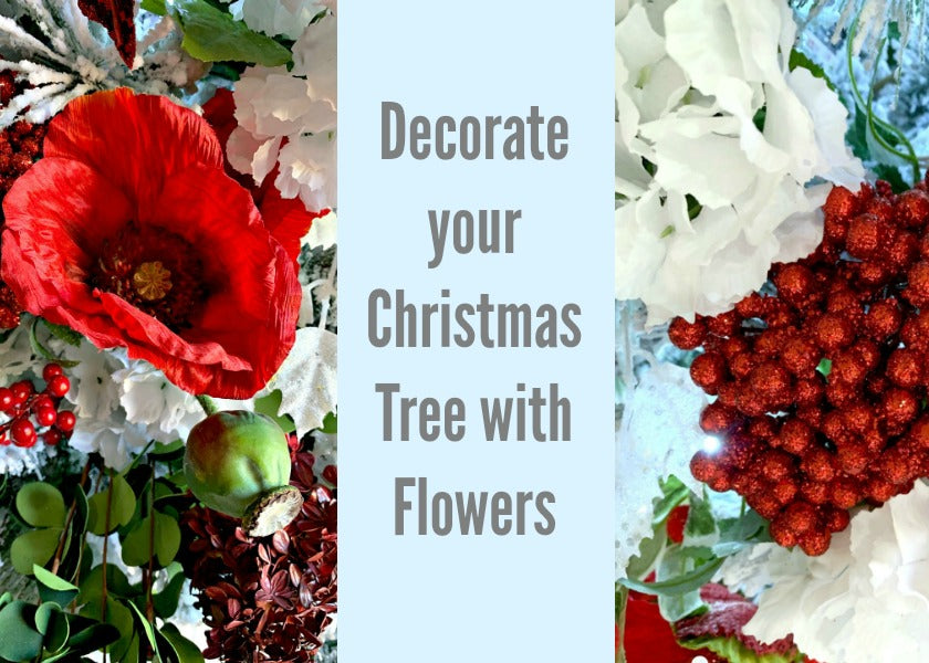 Red Flower Christmas Tree — Trendy Tree