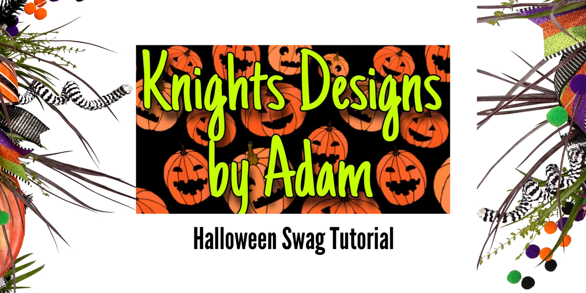 Halloween Swag Tutorial with Knights Designs by Adam — Trendy Tree