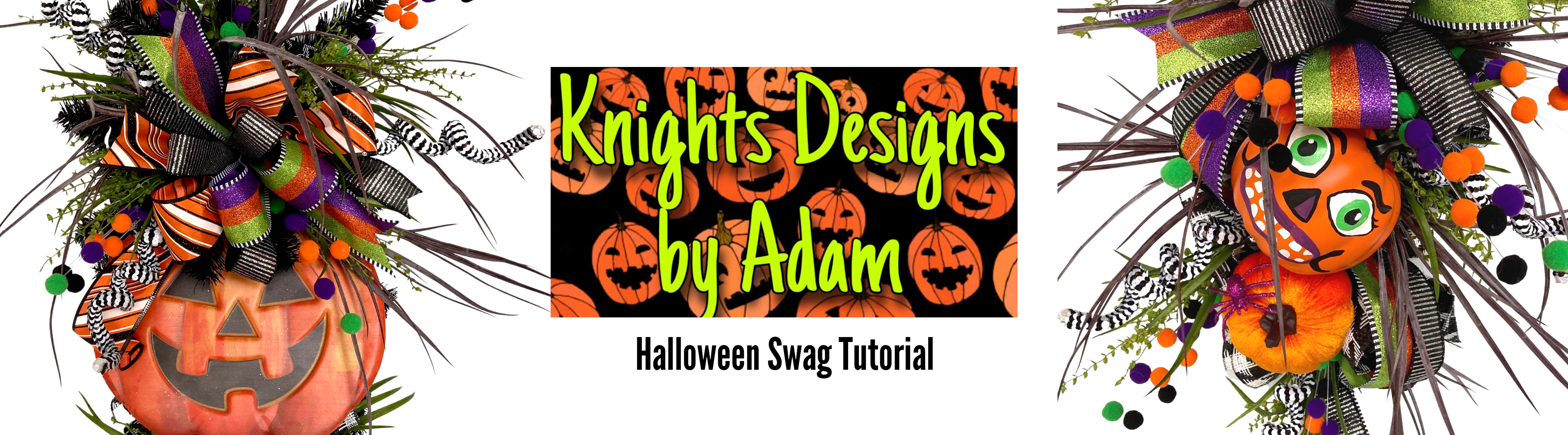 Halloween Swag Tutorial with Knights Designs by Adam — Trendy Tree