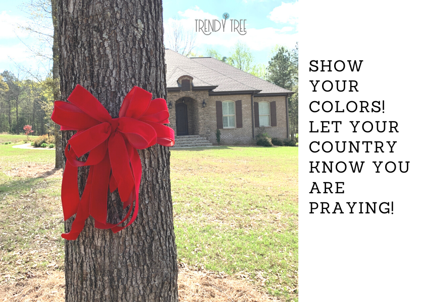 Show Your Colors! Tie a Red Ribbon to Show Support for the USA — Trendy ...
