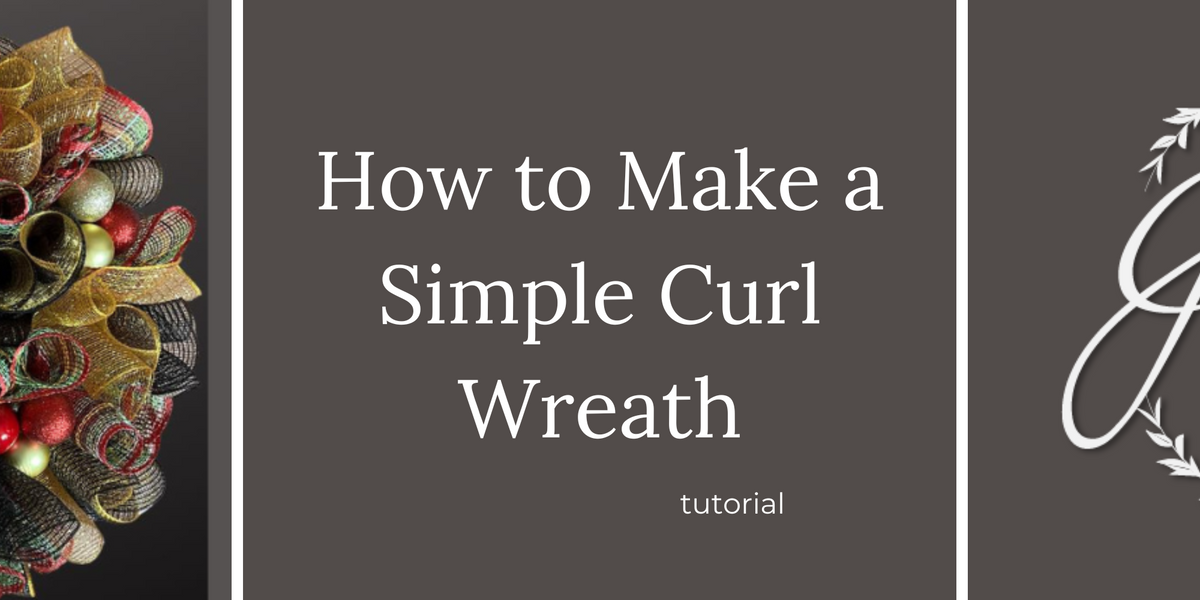 How to Make a Simple Curl Wreath — Trendy Tree