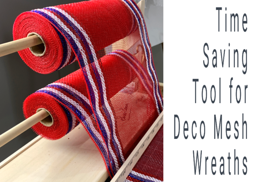 Ultimate Collapsible Mesh Holder for Deco Mesh Wreaths — Trendy Tree