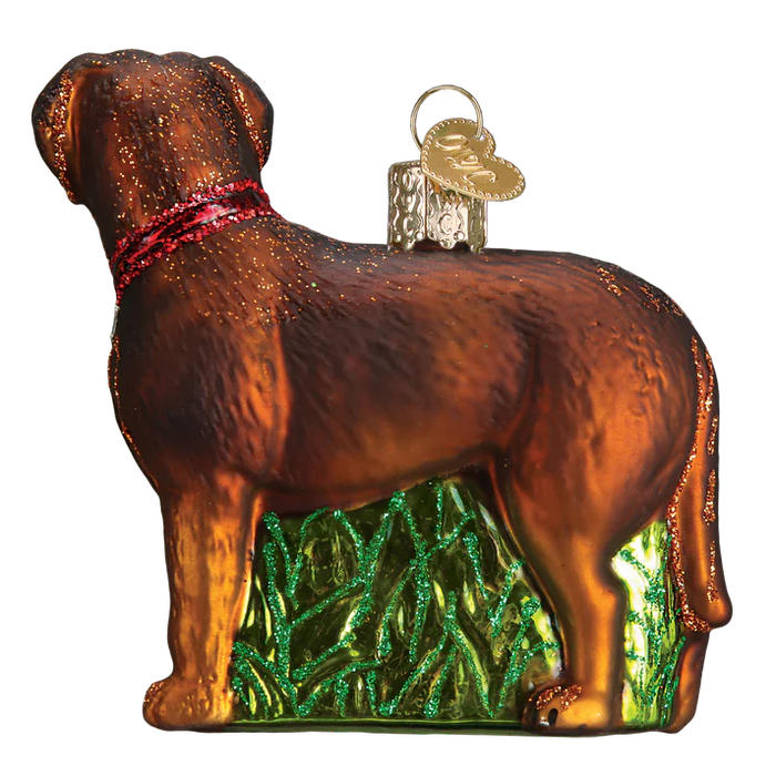 Standing Chocolate Lab Old World Christmas Ornament 12508 — Trendy Tree