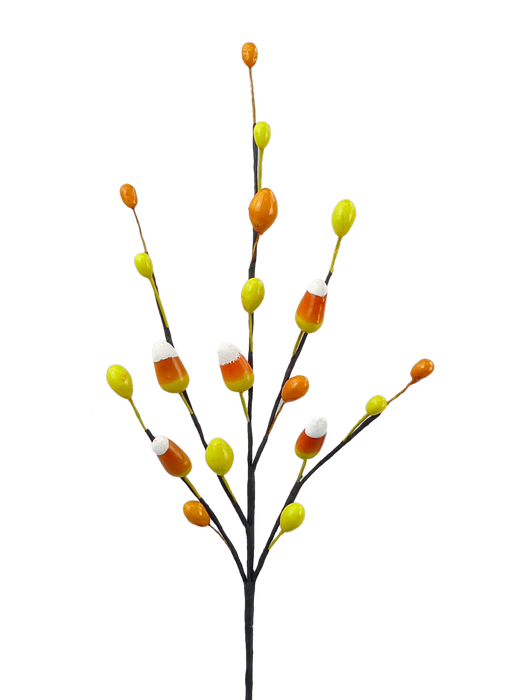 16" Candy Corn Pick with 5 Stems 56526SP16 — Trendy Tree