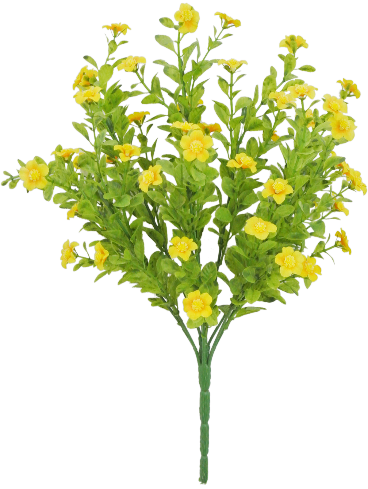 17" Yellow Filler Bush with 9 Stems 82396-YEL — Trendy Tree