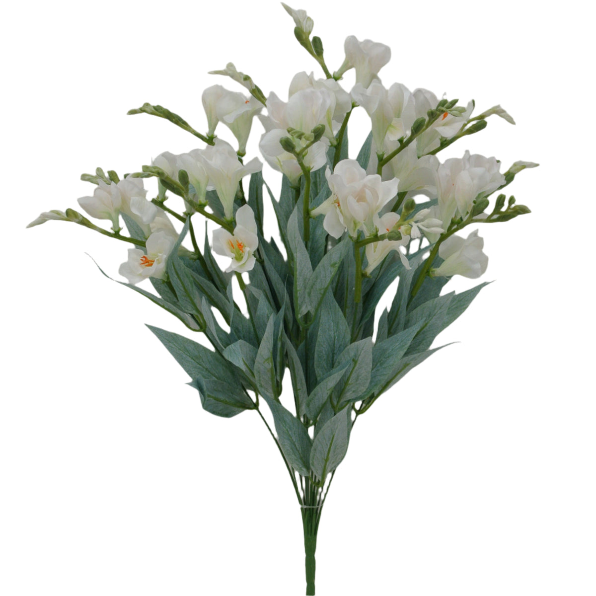 24" Freesia Bush Cream 12 Stems 84300-CR — Trendy Tree