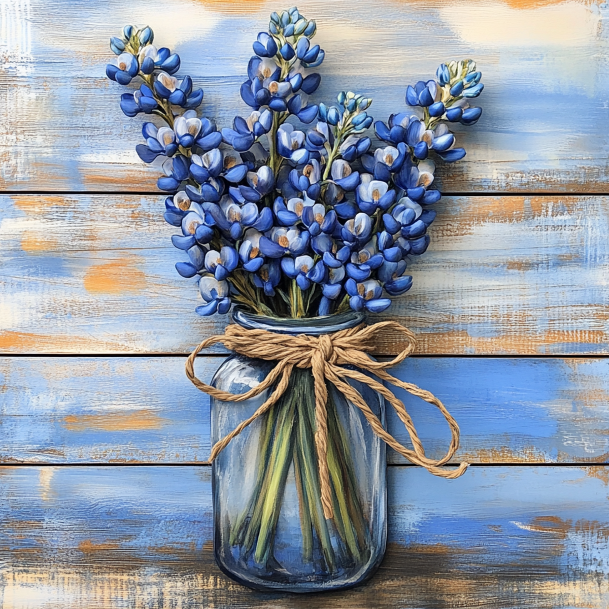 10" x 10" Bluebonnet Bundle Sign TTE-172 — Trendy Tree