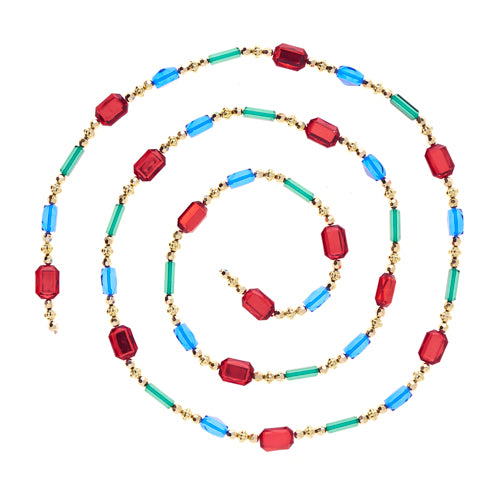 6' Multicolor Jeweled Garland G4113515 — Trendy Tree