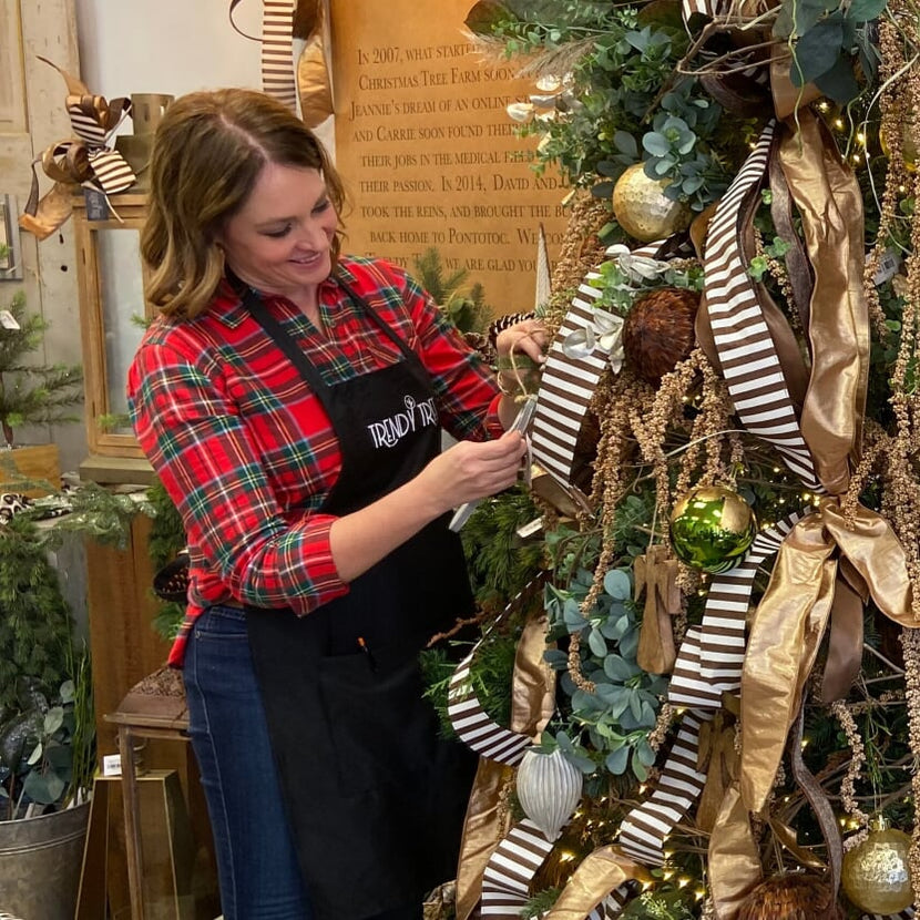 Trendy Tree - Work Forms, Mesh, Ribbon, Seasonal Decor