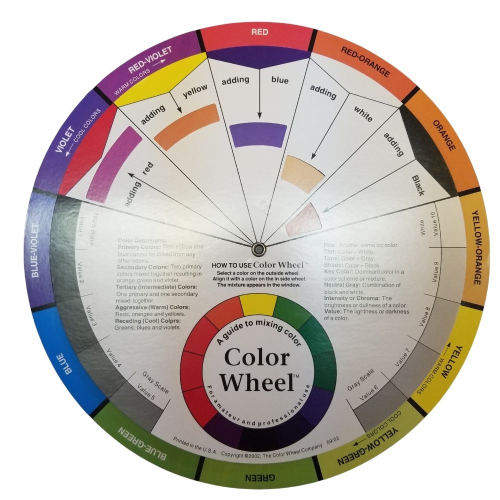 Primary Color Wheel Chart